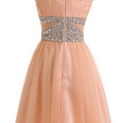 Sparkly Simple Short Prom Dresses,close Back Beaded Homecoming Dresses ...
