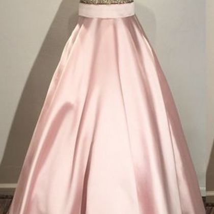 Backless Halter Prom Dress,long Prom Dresses,charming Prom Dresses ...