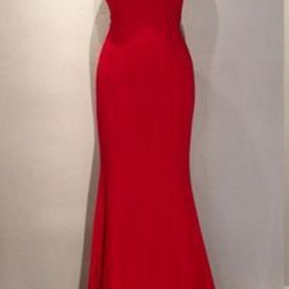 Simple Red Prom Dress on Luulla