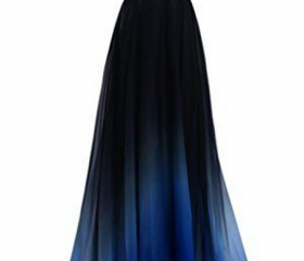 Gradient Color Prom Dresses,long Homecoming Dresses,backless Evening ...