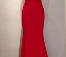 Simple Red Prom Dress on Luulla