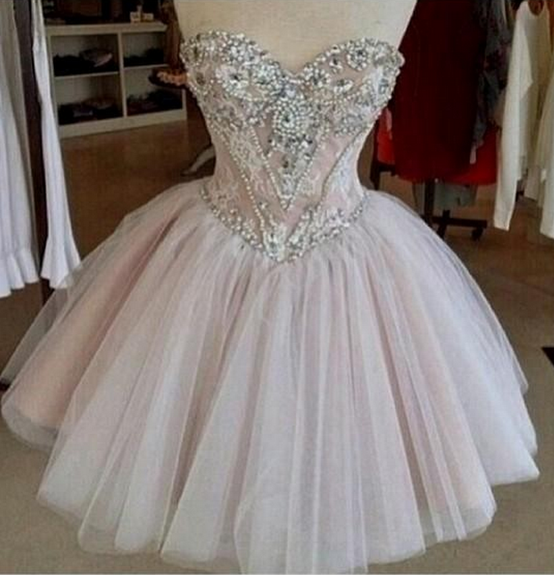 Light Pink Homecoming Dress,sweetheart Homecoming Dresses on Luulla