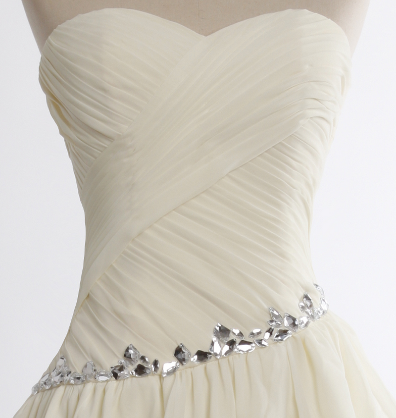 Adorable Ivory Asymmetrical Prom Gown, Prom Dress Homecoming Dresses ...