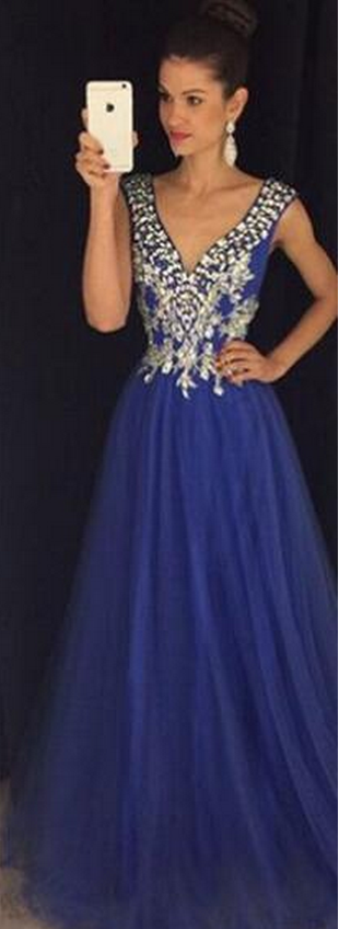 Royal Blue Prom Dresses,royal Blue Prom Gowns,prom Dresses , Party ...