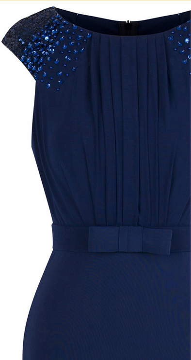 Bao Blue Chiffon Evening Dress on Luulla