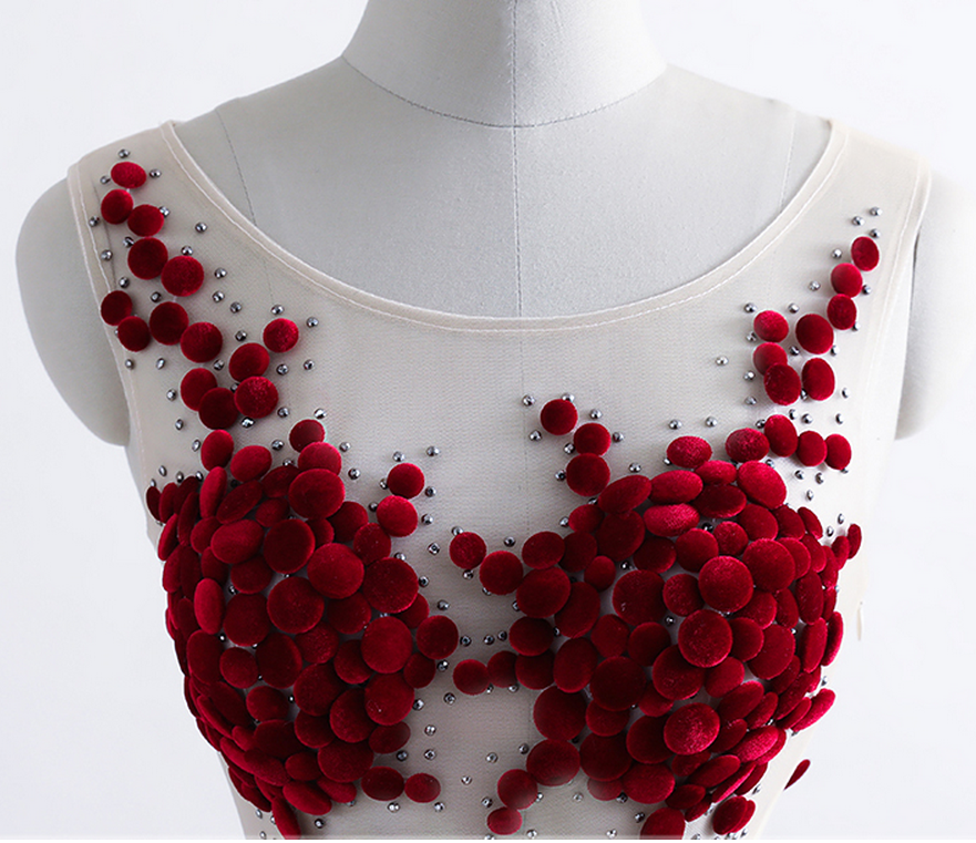 Long Prom Dresses Robe De Soiree Sexy Transparent Tulle Open Back ...