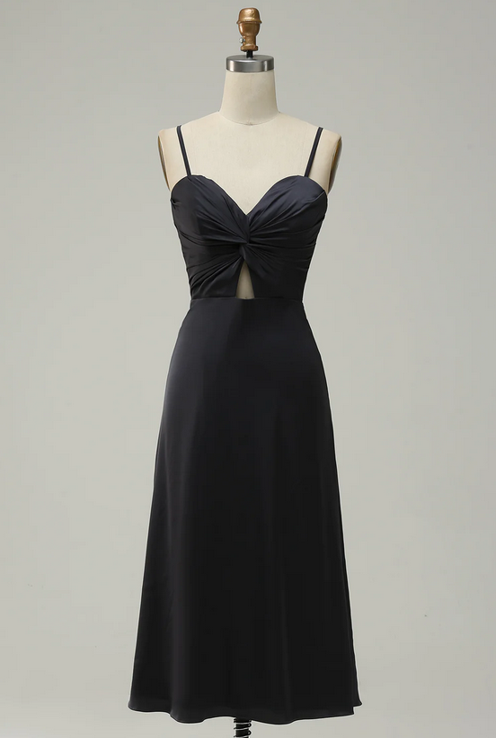 Elegant Straps Satin Formal Prom Dress, Beautiful Prom Dress, Banquet Party Dress on Luulla