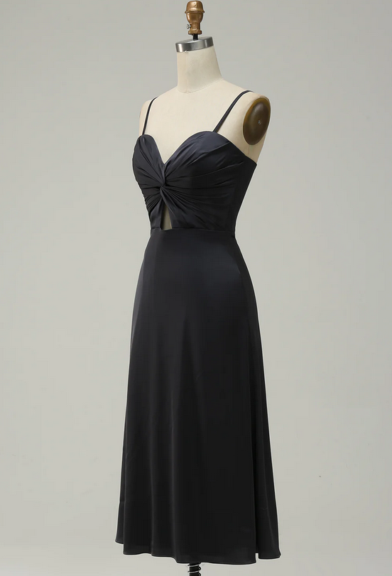 Elegant Straps Satin Formal Prom Dress, Beautiful Prom Dress, Banquet Party Dress on Luulla