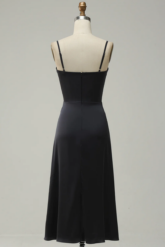 Elegant Straps Satin Formal Prom Dress, Beautiful Prom Dress, Banquet Party Dress on Luulla