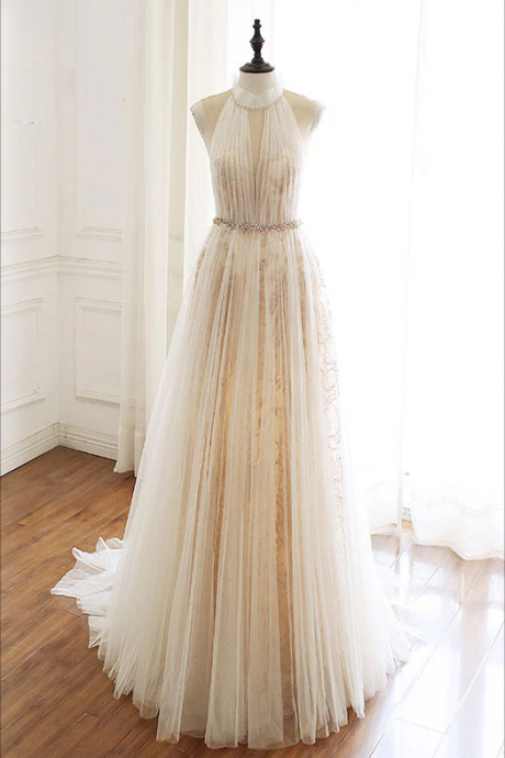 A Woman's Long Gown With A Disassembled Dress For A Long Gown Evening ...