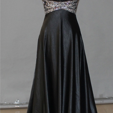 Black Prom Dresses,backless Prom Dress,organza Prom Dress,simple Prom ...