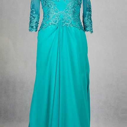 Lace Sleeve Back Red Mother Of The Bride Dress on Luulla