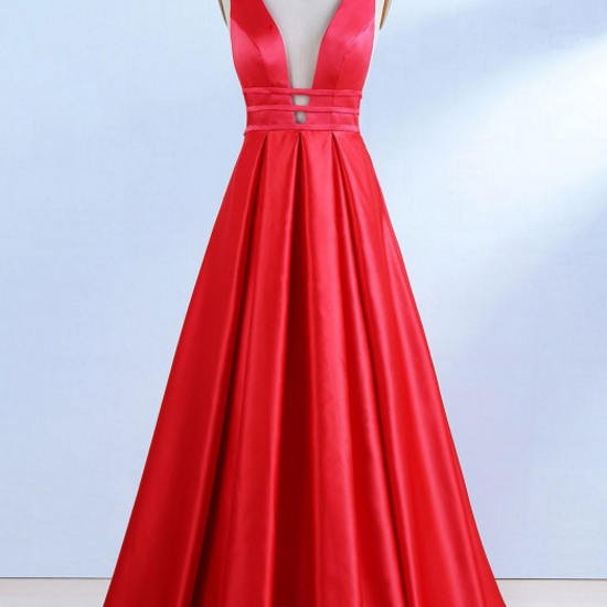 Open Back Long Red Prom Dresses Sexy Evening Dresses On Luulla