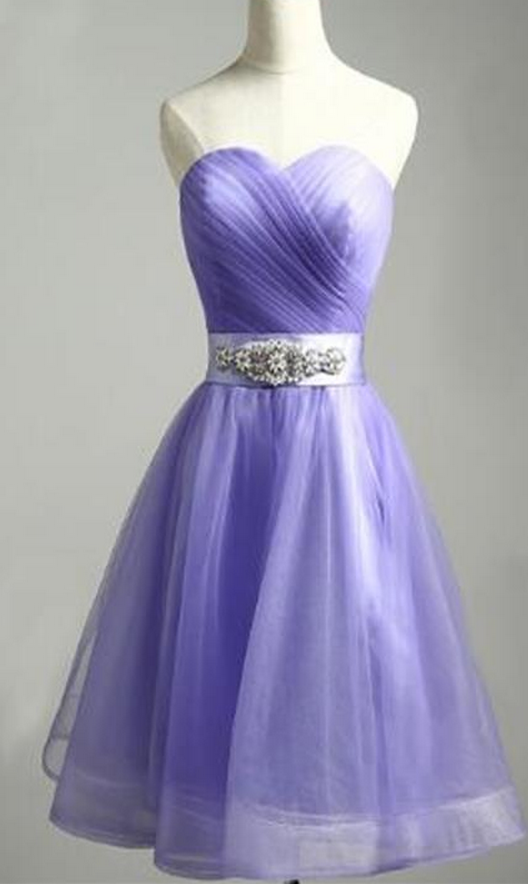 Short Custom Homecoming Dress,strapless Homecoming Dresses,simple ...