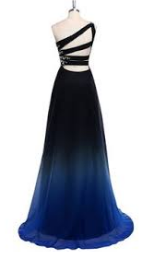 Gradient Color Prom Dresses,long Homecoming Dresses,backless Evening ...