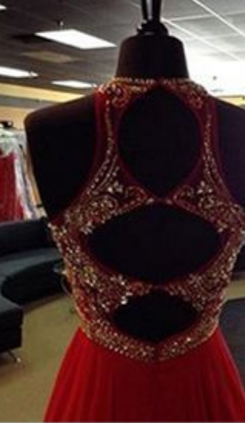 Prom Dresses,evening Dress,party Dresses,red Prom Dresses,open Back ...