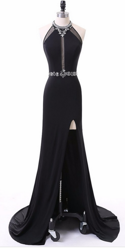 Long Prom Dresses, Chiffon Prom Dresses, Sexy Prom Dresses, Side Split ...