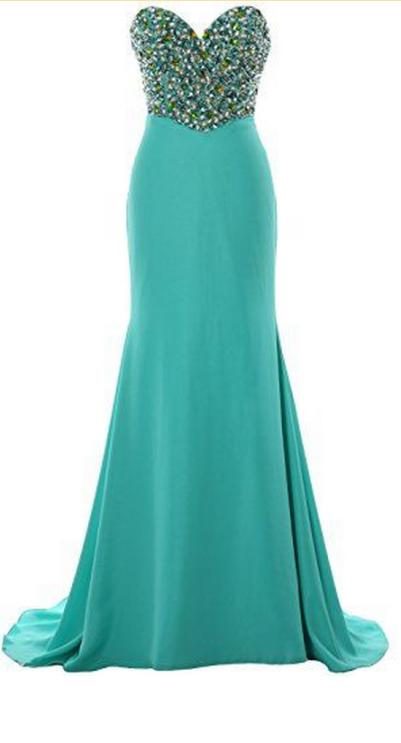 Sweetheart Prom Dress,long Prom Dresses,charming Prom Dresses,evening ...