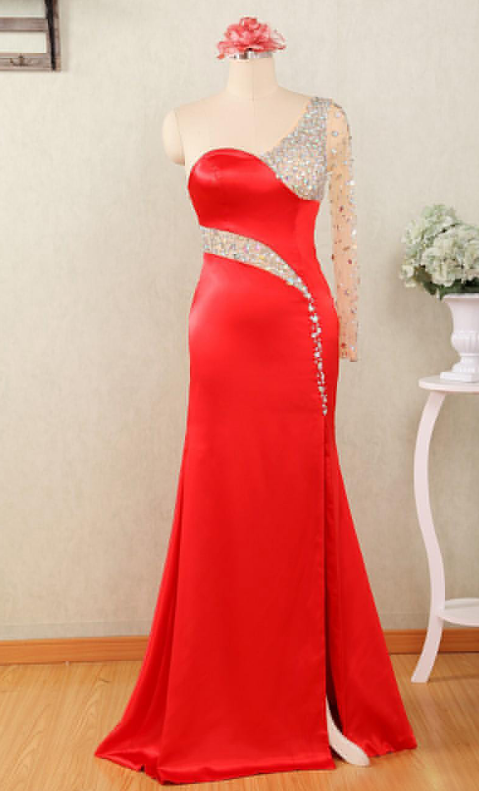 Prom Dresses,sexy Side Split Dresses,long Prom Dresses,dresses Party ...