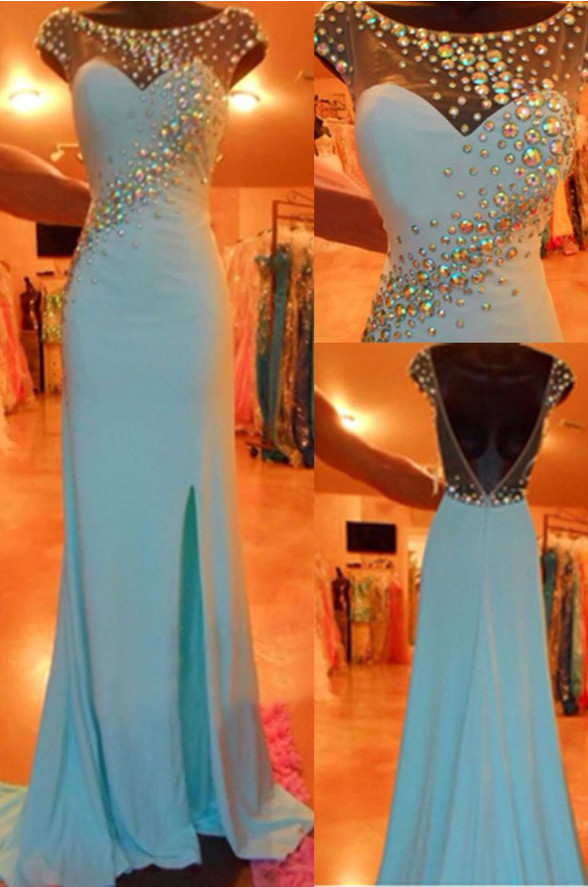 High Quality Prom Dress,long Prom Dress,beautiful Beading Prom Dress ...