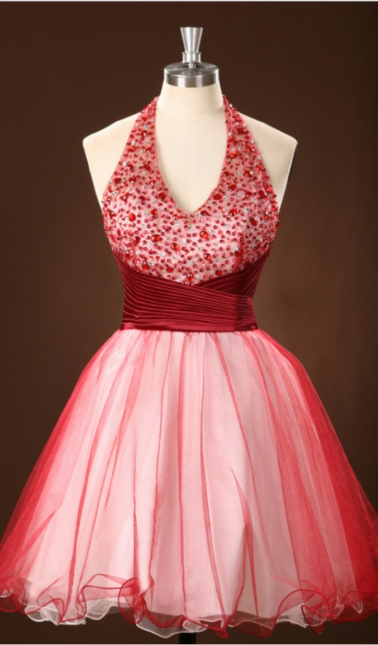 Vestido De Festa Menina Robes De Soiree Hater Neck Homecoming Dresses ...