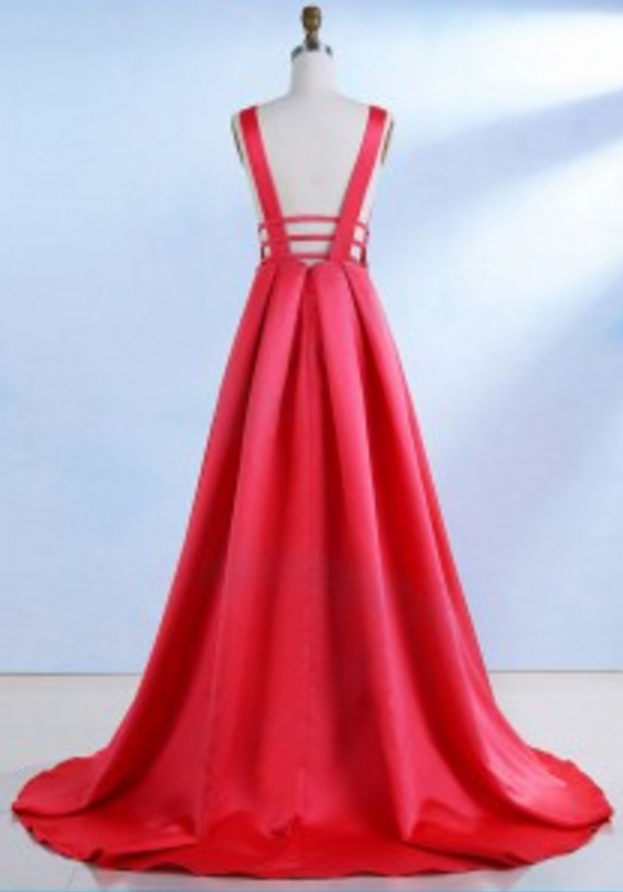 Open Back Long Red Prom Dresses Sexy Evening Dresses On Luulla