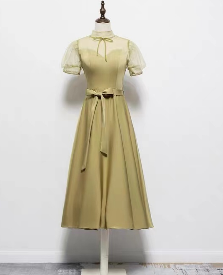 Prom Dresses High Neck Prom Dress, Midi Dress,unique Party Dress on Luulla