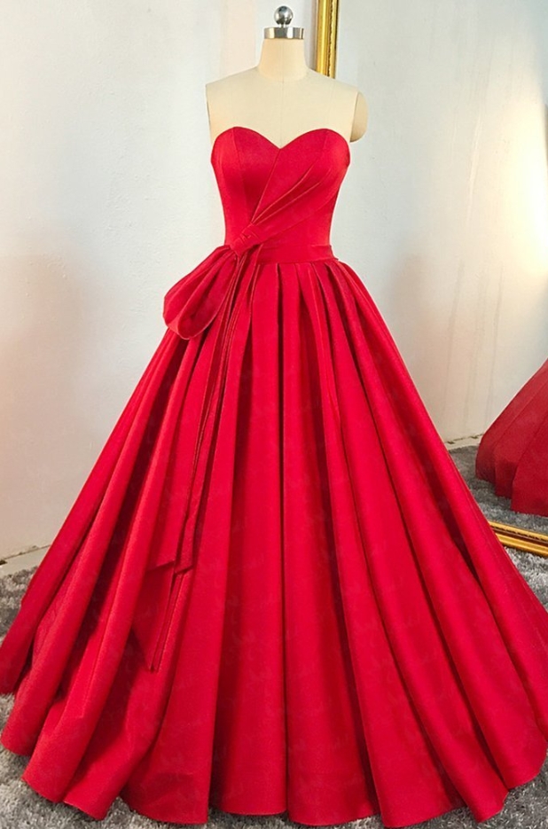 Prom Dresses,red Prom Dress Ball Gown Formal Dress Evening Dress Party ...