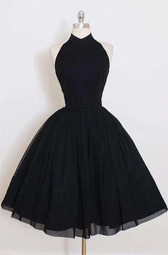 Halter Simple Short Homecoming Dresses on Luulla